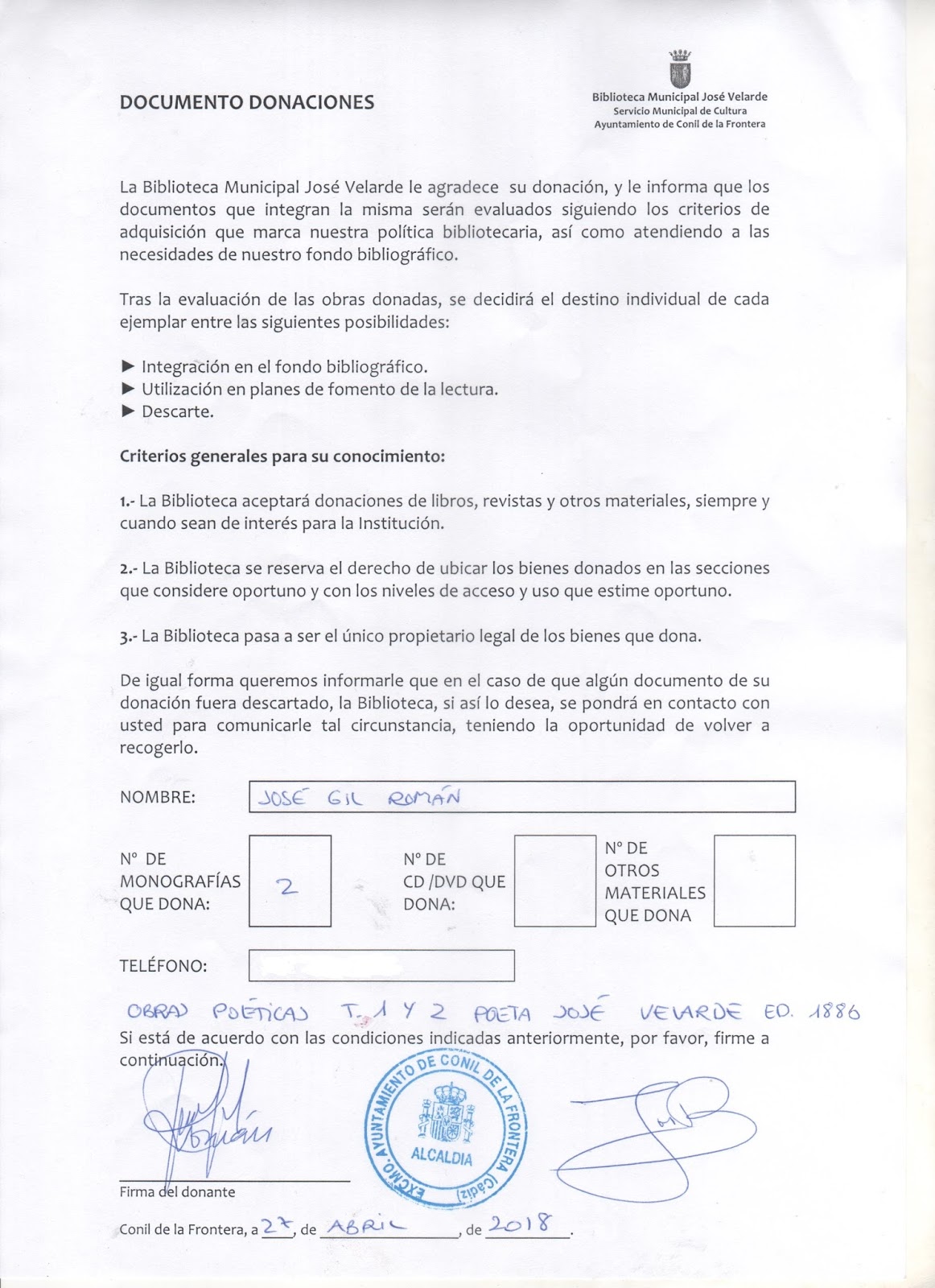 José Velarde Yusti: Obras completas de José Velarde, 1886