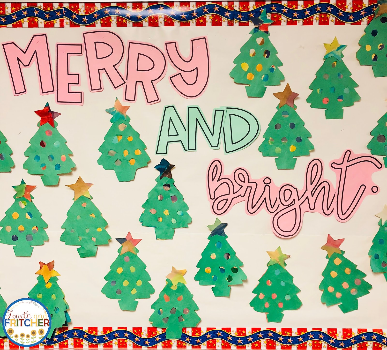 Fourth and Fritcher: Christmas Tree Craft and Bulletin Board