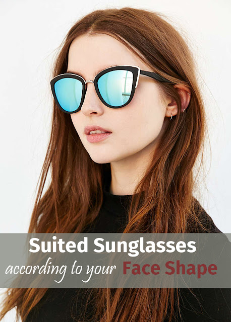 Suited sunglasses according to your face shape
