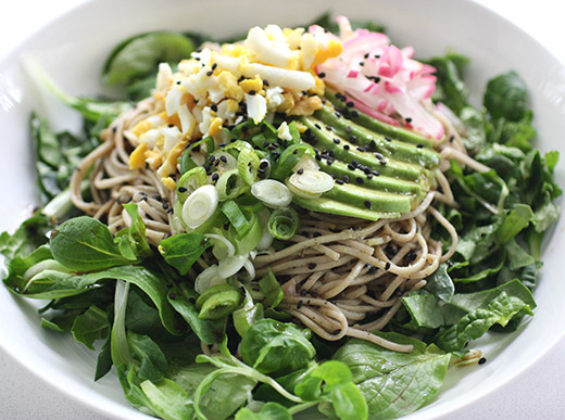 lisa is cooking: Black Sesame Noodle Bowl