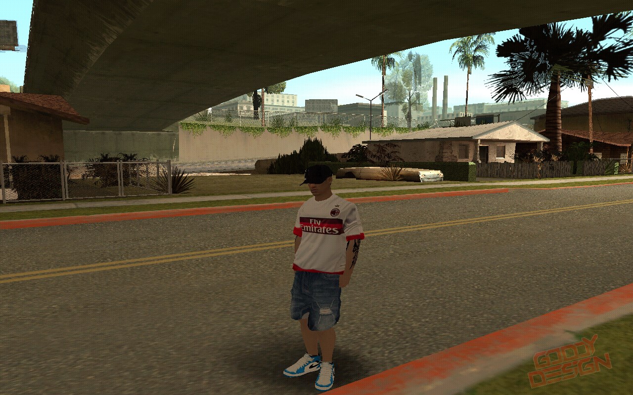 GtaEstiloAlPiso: Skin con remera del Milán By Lucho