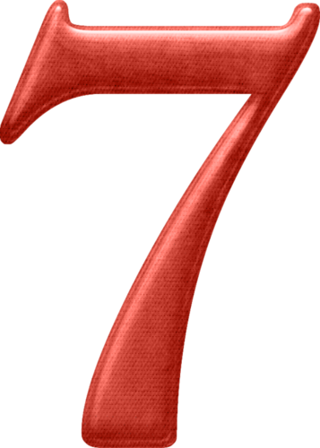 ® Imágenes y Gifs Animados ®: IMÁGENES DE NÚMEROS DE COLOR ROJO PARA ...