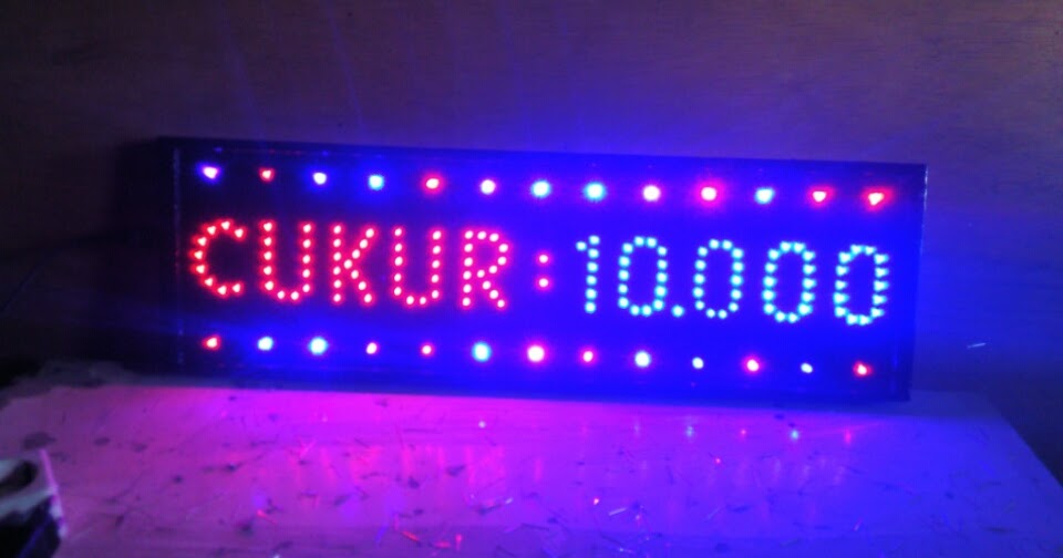 Jual berbagai macam Tulisan dan Gambar Lampu Led / Led Sign Grosir dan ...