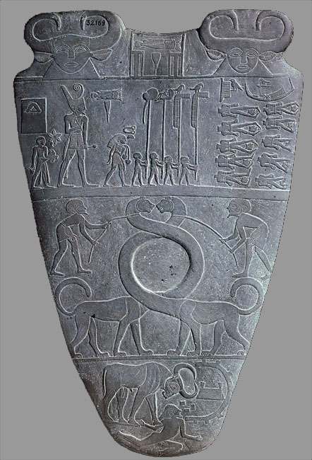 Kenney Mencher: Palette of Narmer