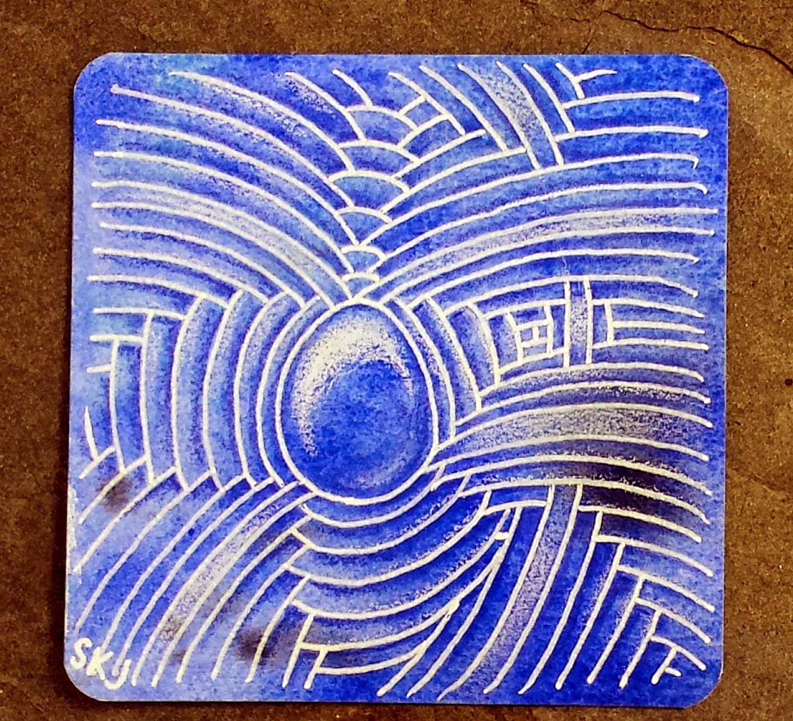 Tickled To Tangle: "It's a String Thing" #71 Tiles