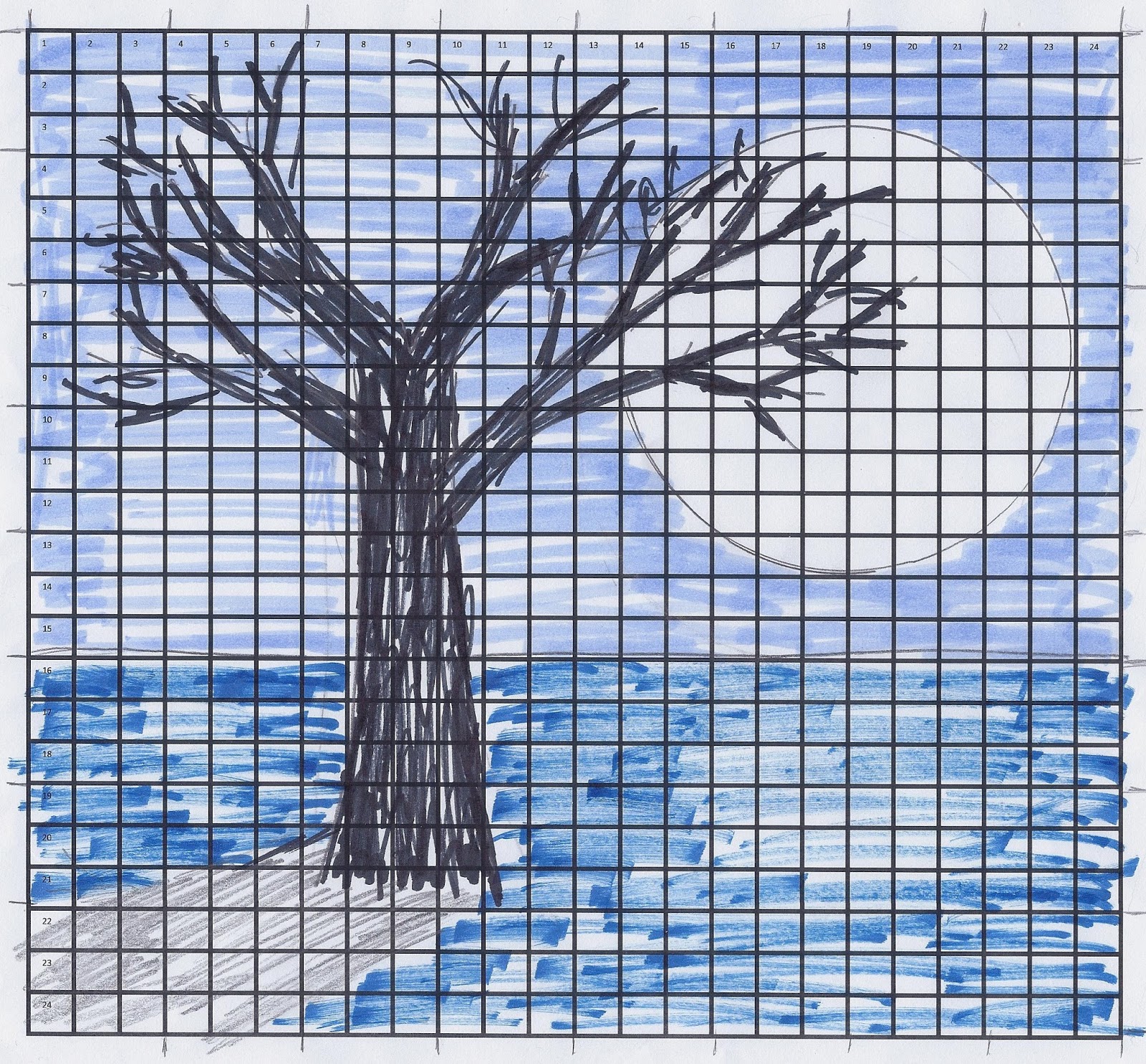 Jack Mast Mosaics: Moon Tree