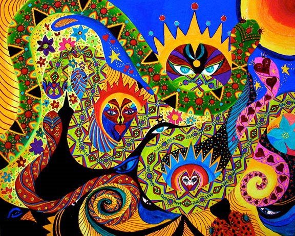 tribal abstract art by marina petro - DA MEN MAGAZİNE