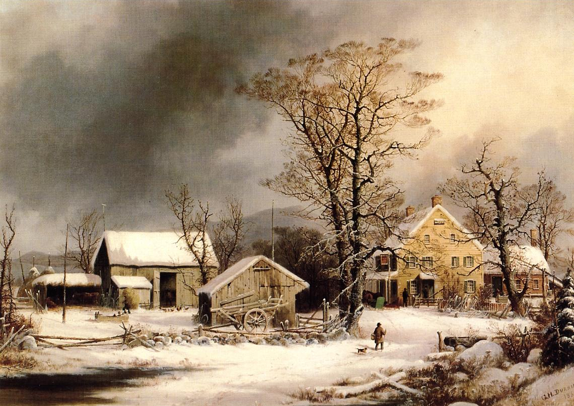 19th century American Paintings: George Henry Durrie