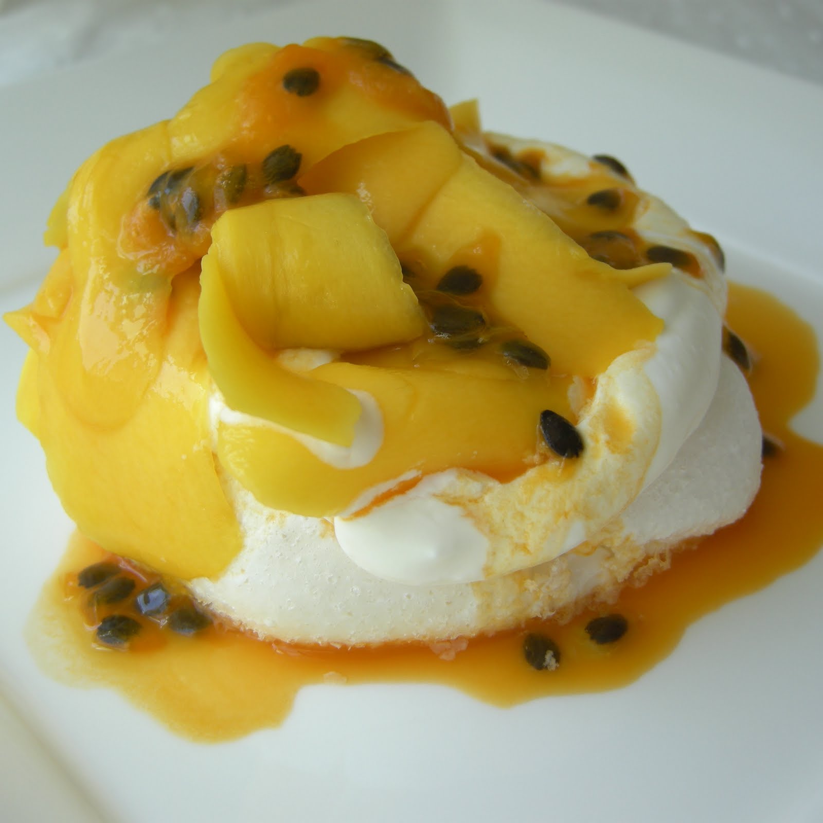 Mary Mary Culinary: Mango Passionfruit Pavlova