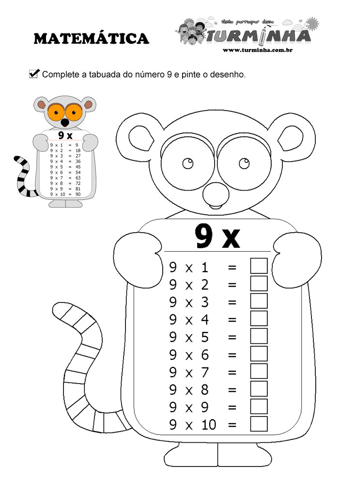 A importância da tabuada