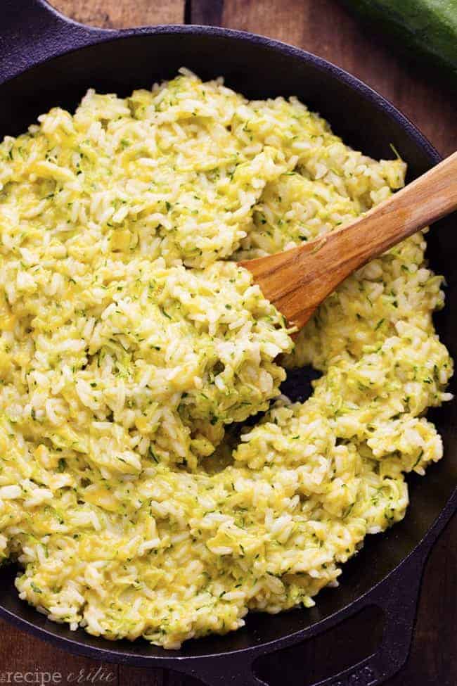 CHEESY ZUCCHINI RICE - Recipes My Era
