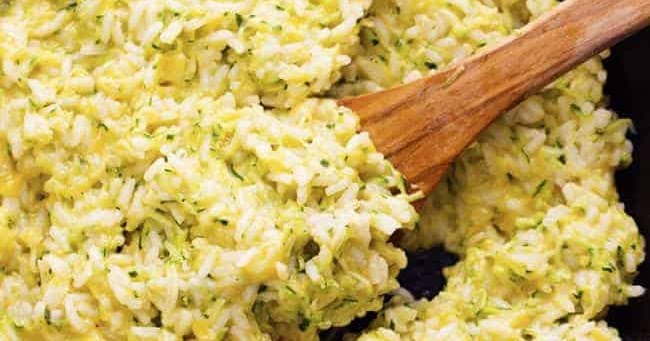 CHEESY ZUCCHINI RICE - Recipes My Era