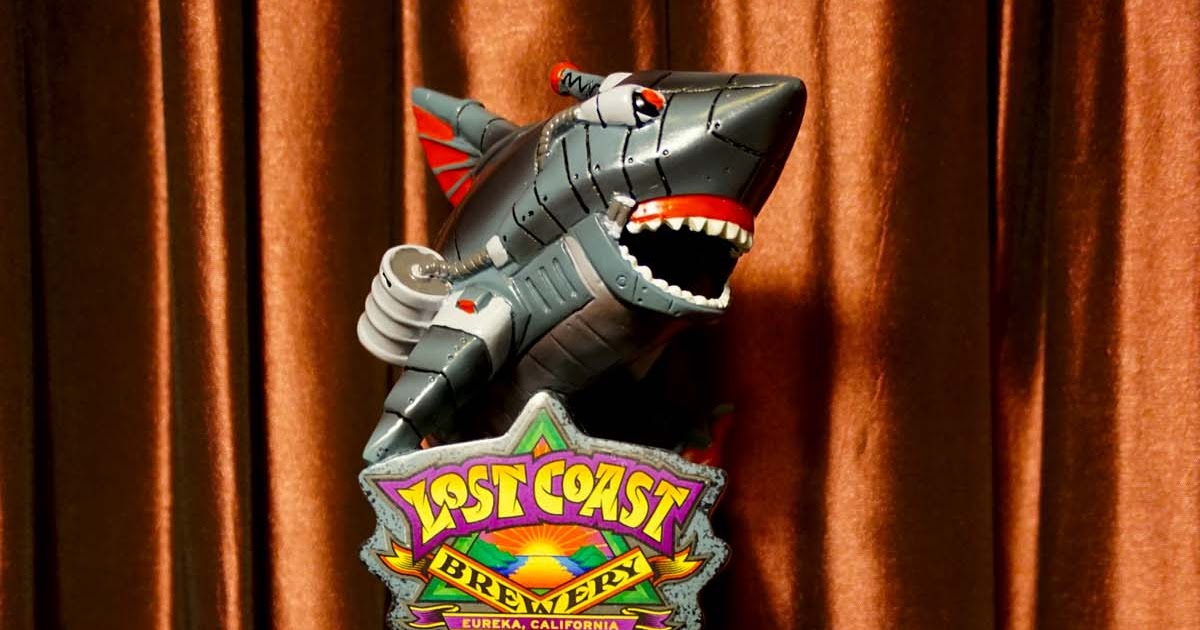 Tap Handle #615: Lost Coast - Sharkinator White IPA (Version 2)