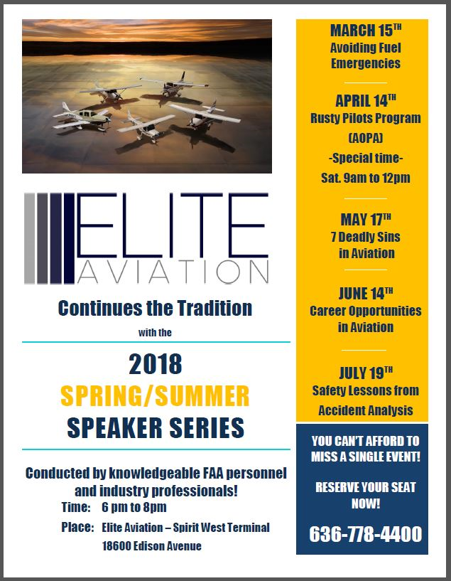 The Aero Experience: Elite Aviation Hosts FAA Safety Seminar, Unveils ...