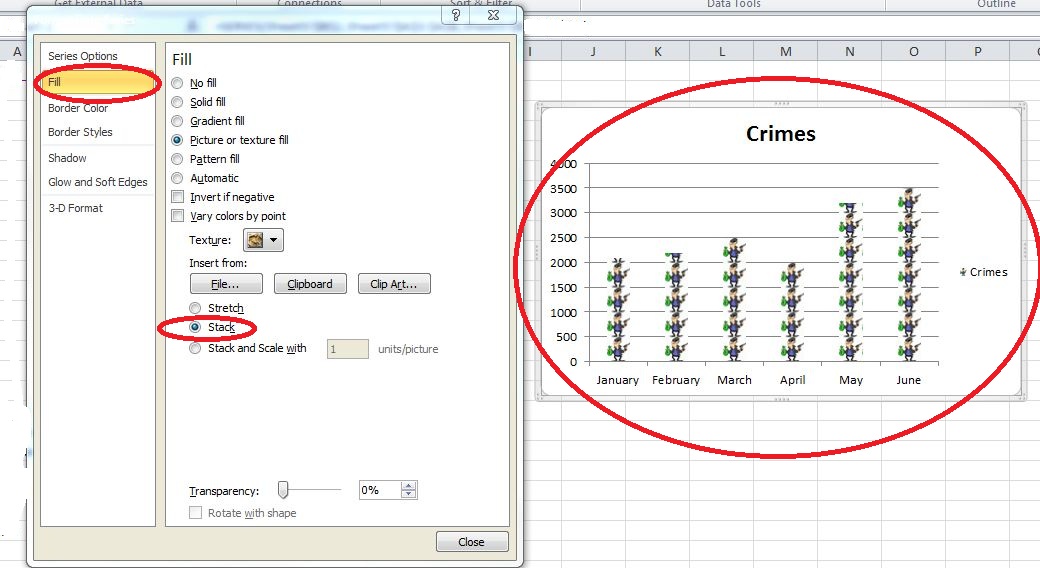 Amiq's Excel Learning: Pictograph in Excel