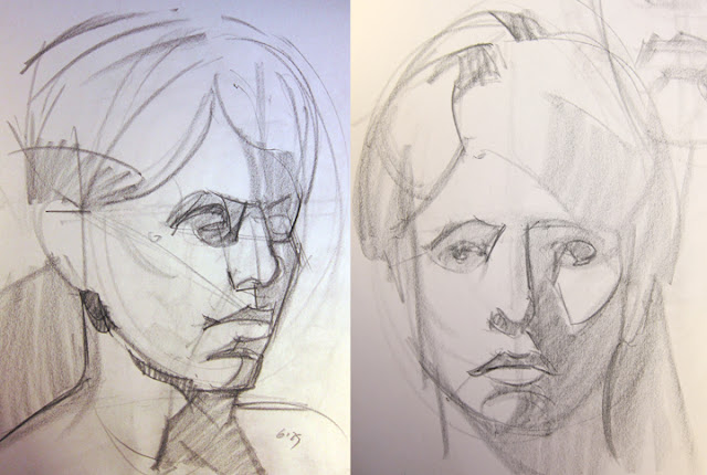 Sketchblog Chris Chien: More Head Painting/ Head Drawing (Reilly Method ...