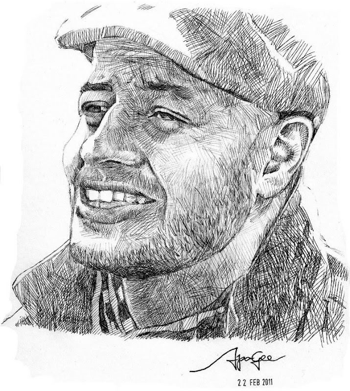 Cross Hatching Practice: Maher Zain