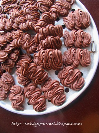 Viennese Chocolate Sable Cookies 维也纳巧克力黄油曲奇