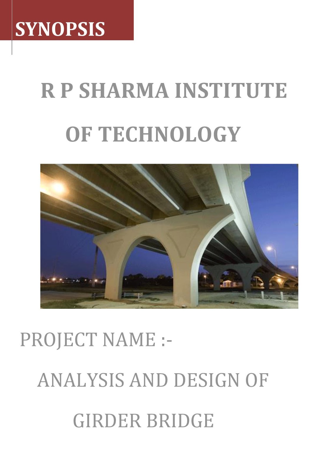 Civil enginnering project: Analysis and design of Girder Bridge ...
