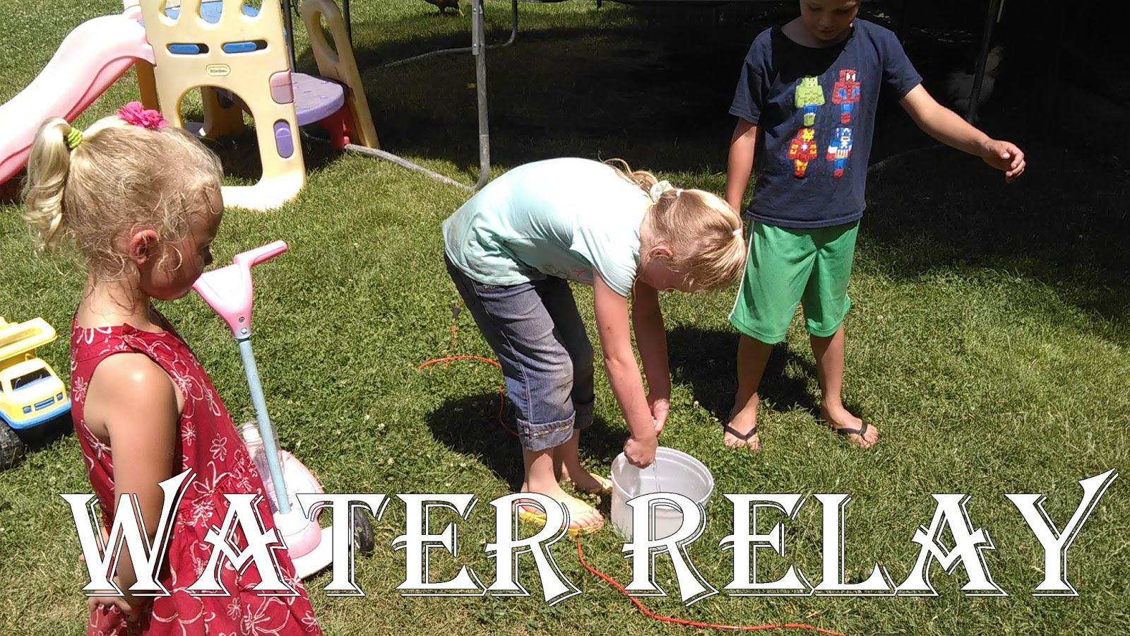 Funky Frugal Mommy: Keep Cool With A Water Relay