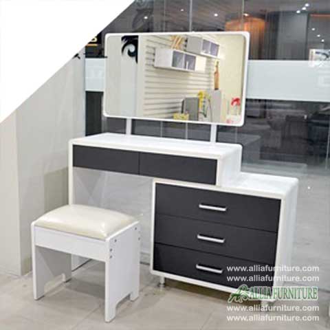 Meja rias desain minimalis modern hilton - Allia Furniture