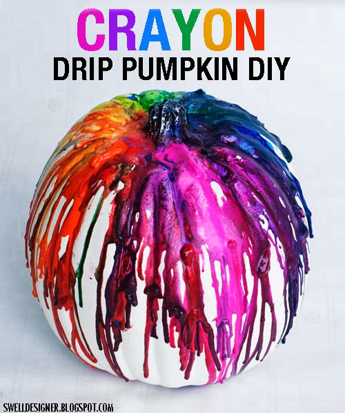 Crayon Drip Pumpkin - The Swell Life