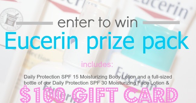 Blushing Basics Eucerin 100 Giveaway Prize Pack