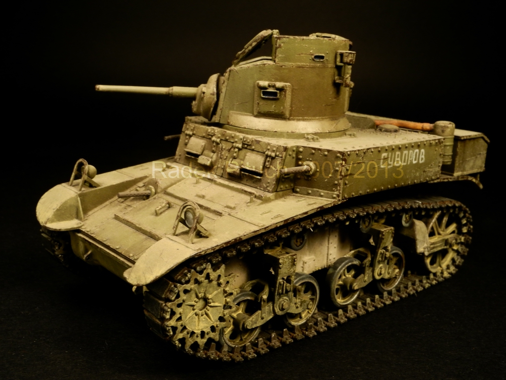 lend-lease M3 Stuart "Suvorow", vintage 2007 | planetFigure | Miniatures