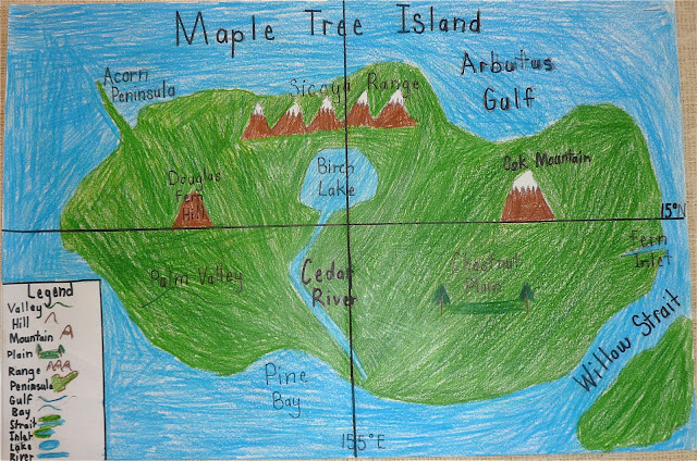 Our Classroom Page: Island Map Project