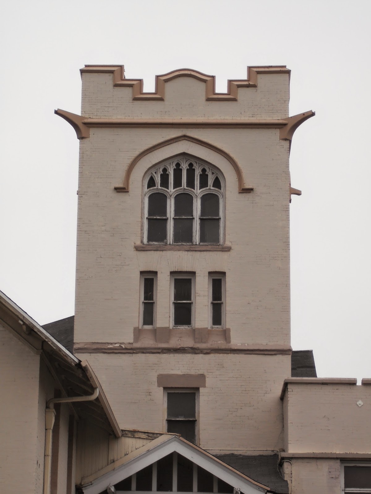 Historic LDS Architecture: Murray 1st Ward: Tower Detail