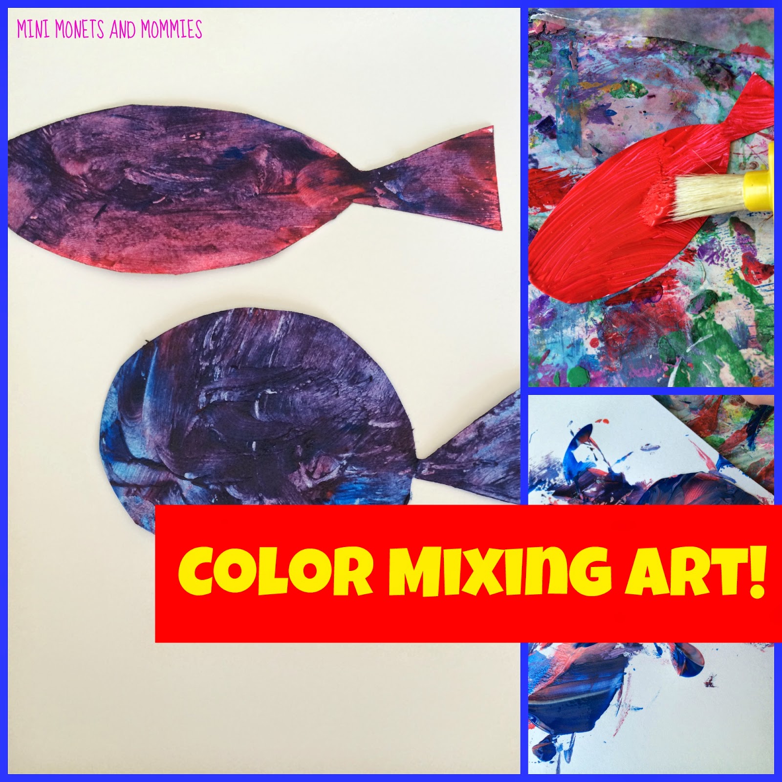 Mini Monets and Mommies: Dr. Seuss Art Activity: Color Mixing for Kids