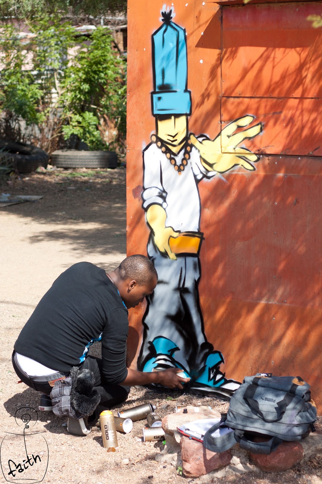 Faith In A Jar: Arts For Change Graffiti In Old Naledi