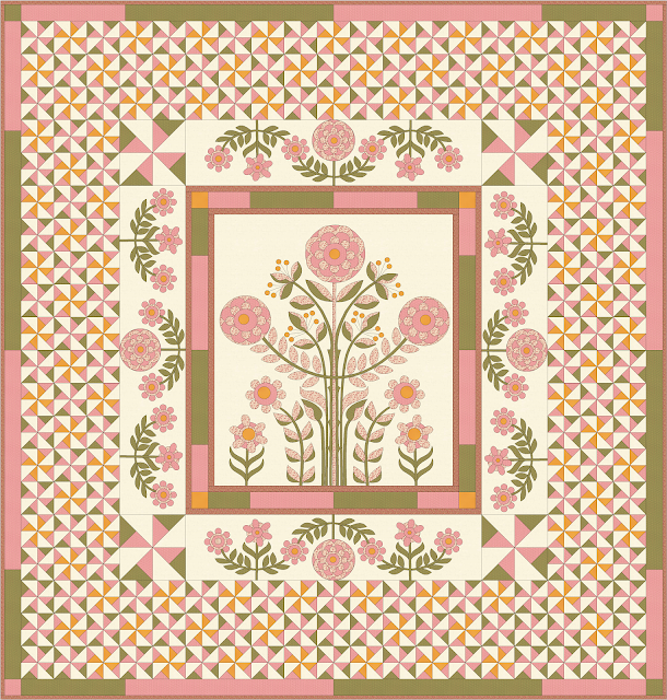 Esther's Design Blog: Meet My Gorgeous New Quilt 'Dorothea'