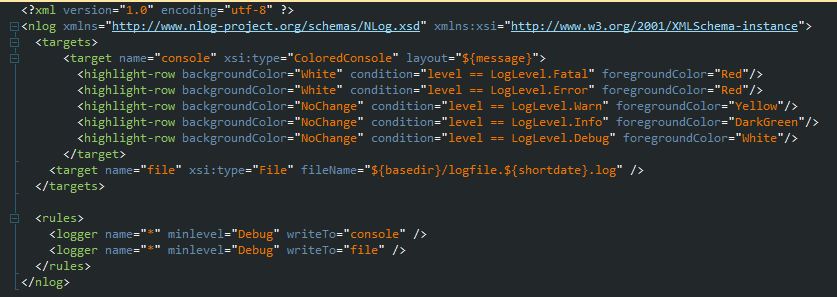 Welcome to Tony's Blog: Configure NLog ColoredConsole Welcome to Tony's Blog: Configure NLog ColoredConsole