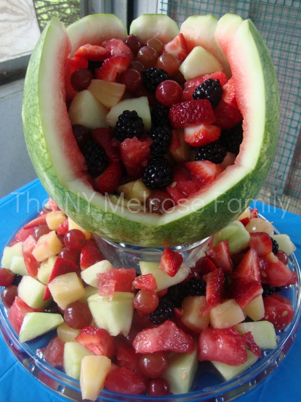 Baseball Mitt Fruit Salad Bowl - The Melrose Family