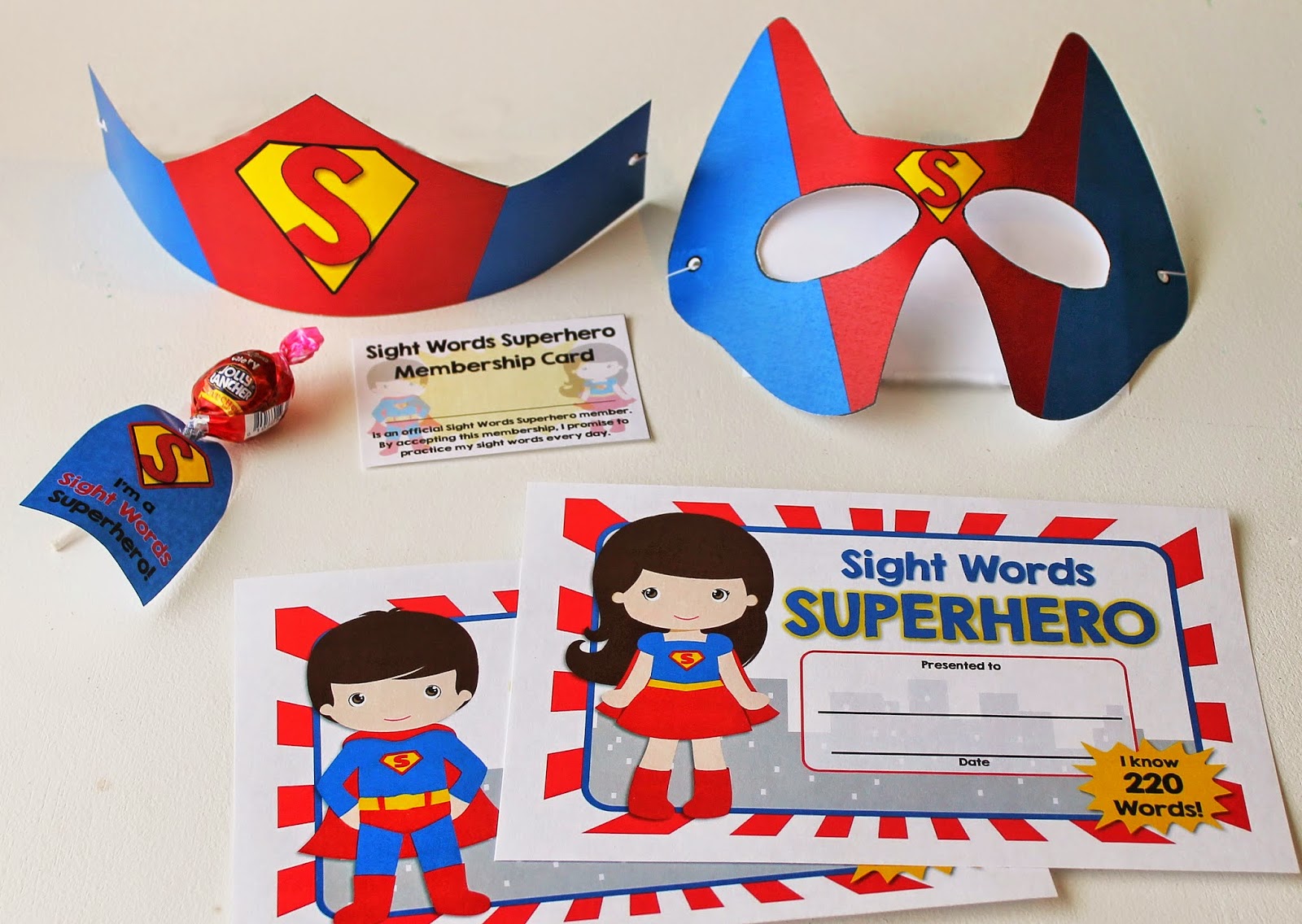 WOO-HOO! Sight Word SUPERHEROES!!! | Mrs. Gilchrist's Class