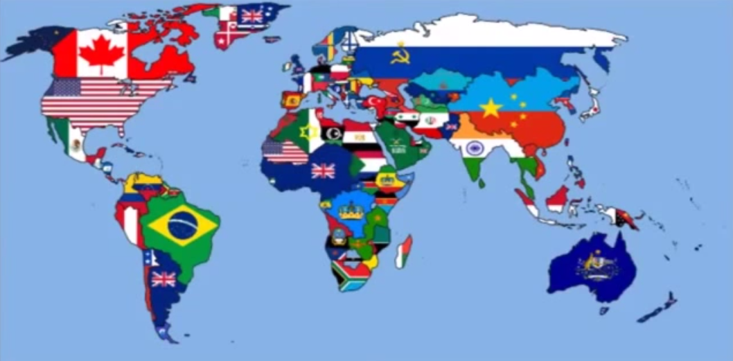 Mapa político del Planeta del presente a los proximos 200 años (2011 -2211)