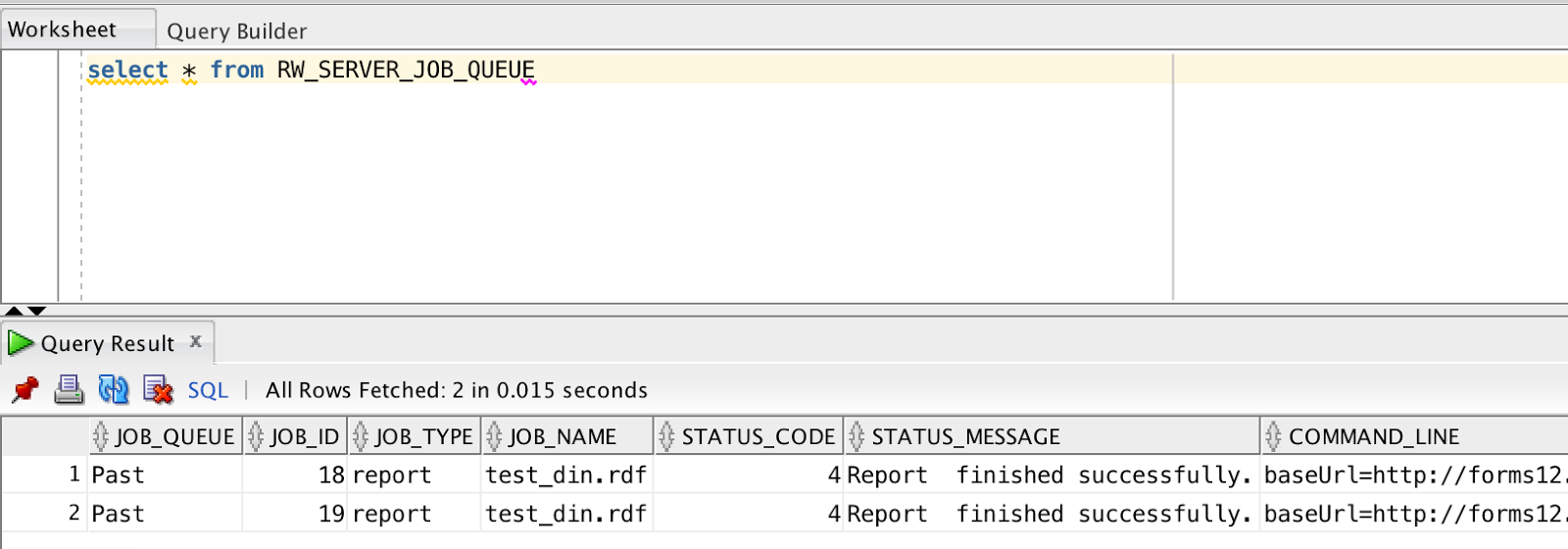 Configure jobStatusRepository in Oracle Reports 12c ~ Dirk Nachbar ...