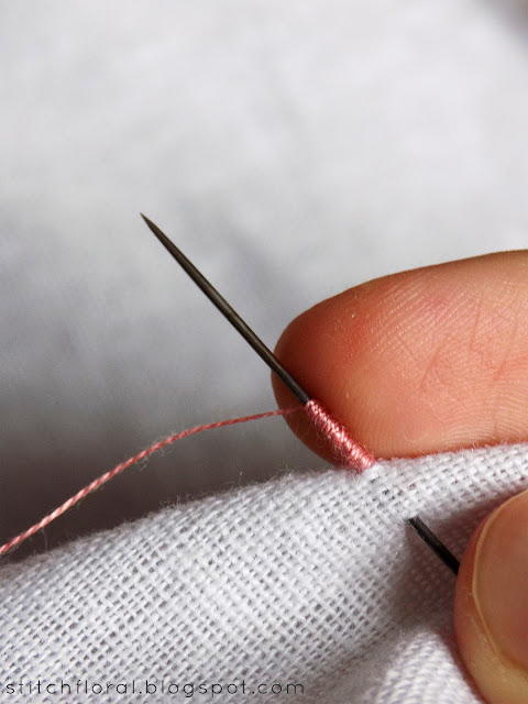 Bullion knot crash course - Stitch Floral