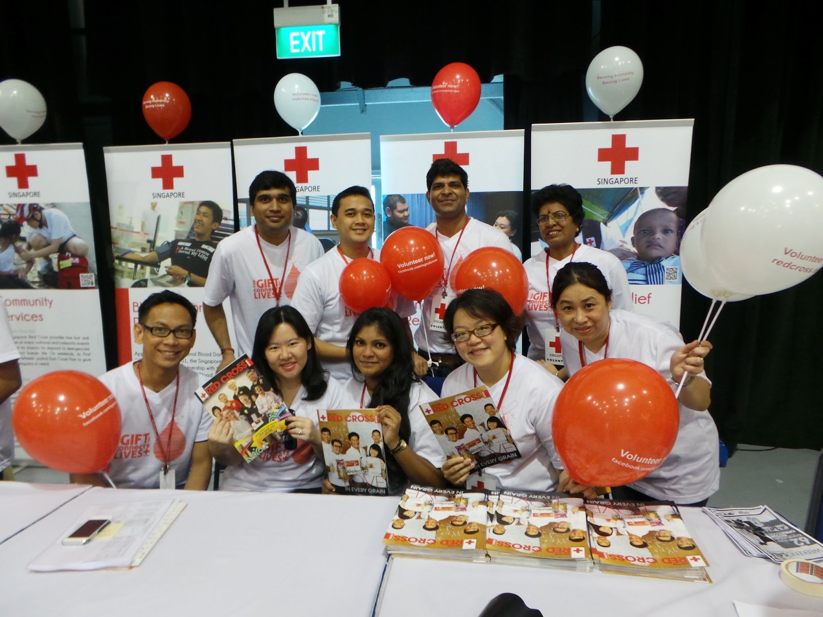 Lily Lee: Volunteer at the SRC booth for World Blood Donor Day Carnival