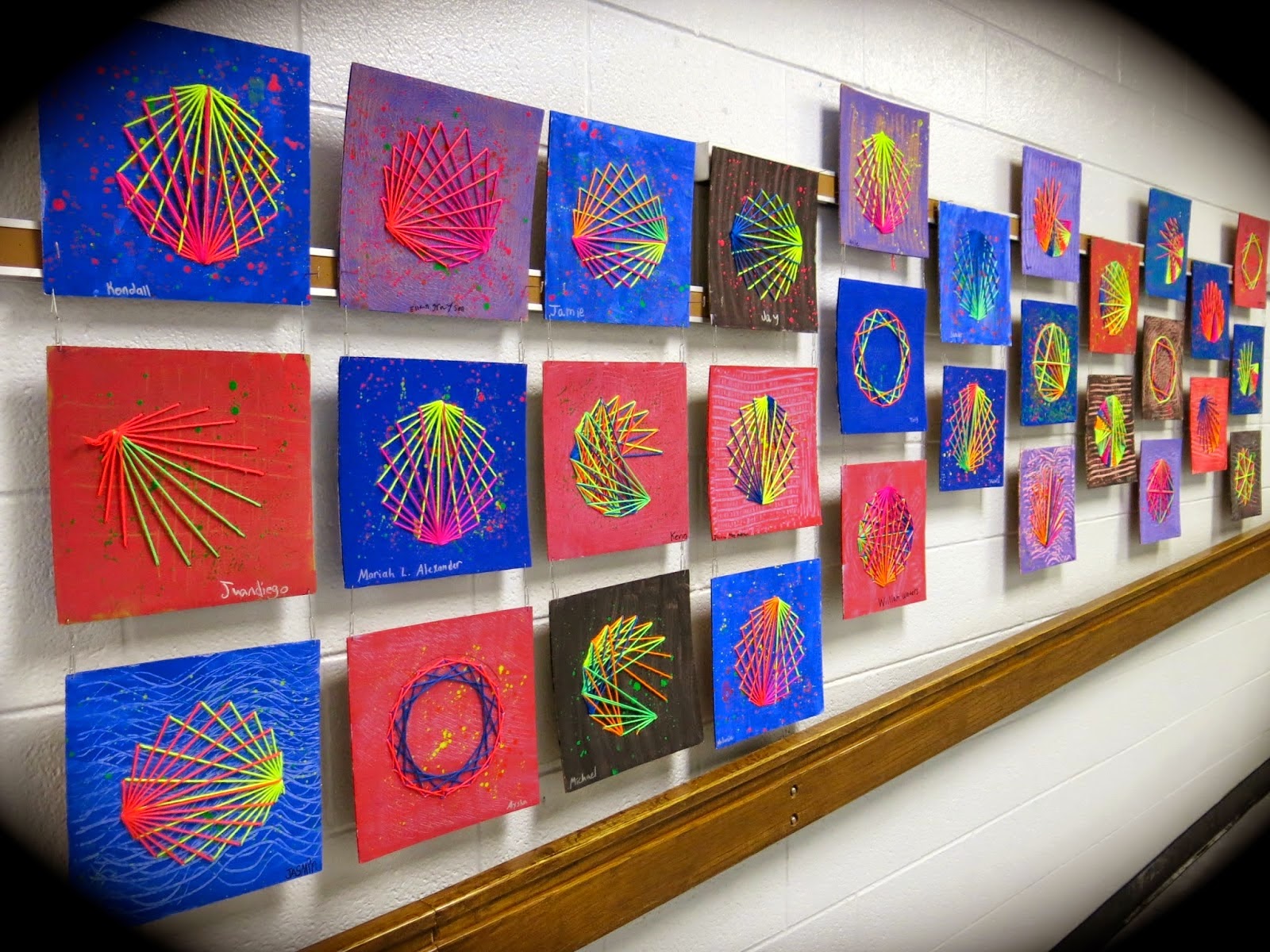 College Art Project Display