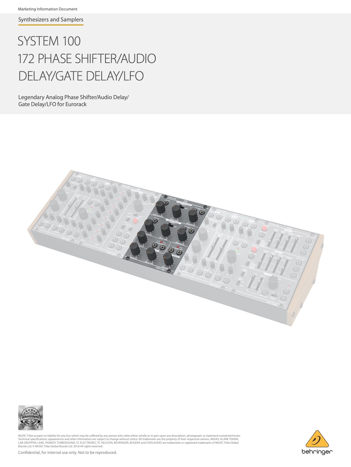 MATRIXSYNTH: NAMM 2020 - Introducing System 100 - Behringer Modular Synthesizer