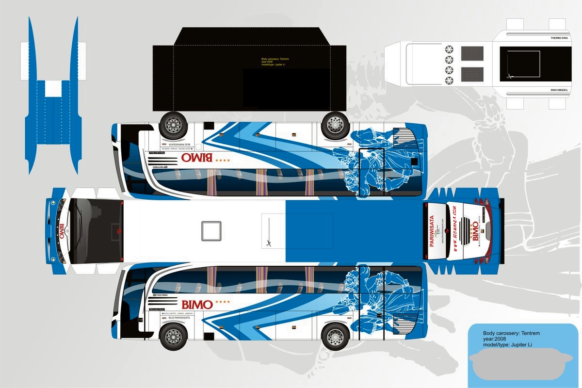 Papercraft Bus 3 | Big Resolution ~ RAILFANS and BUSMANIA