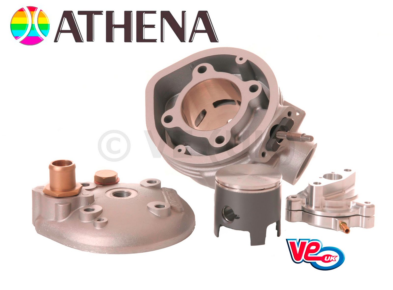 VE Scooter Spares: Athena AM6 80cc Power Valve Cylinder Kit