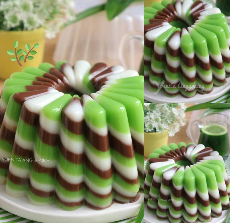 Resep Puding Pandan Coklat Susu Yang Mudah dan Menggoda