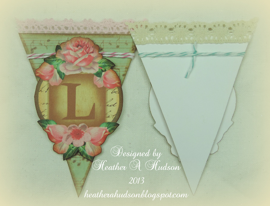 Heather A Hudson: Vintage Shabby Rose Banner Tutorial with Really ...