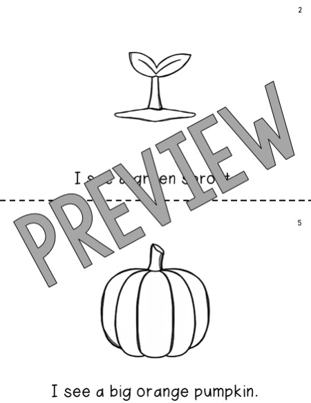 Emily Jane Creates: 4 PUMPKIN EMERGENT READERS