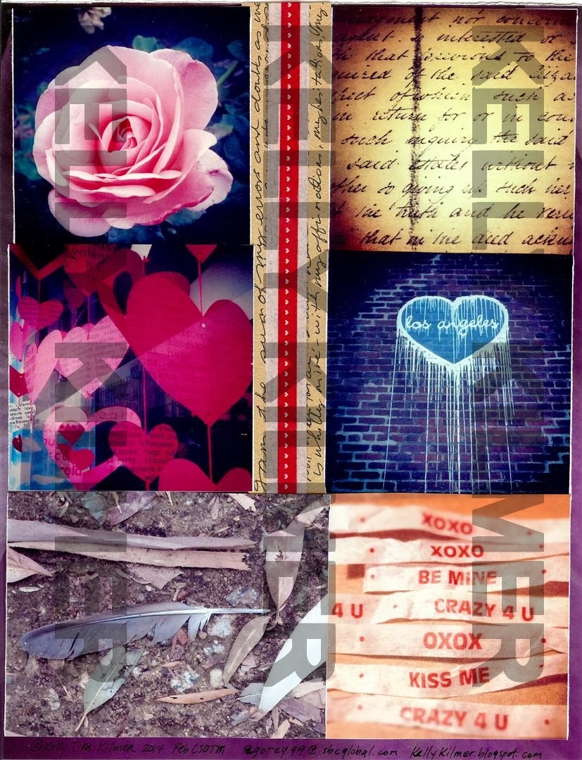 February Collage Sheet of the Month Club