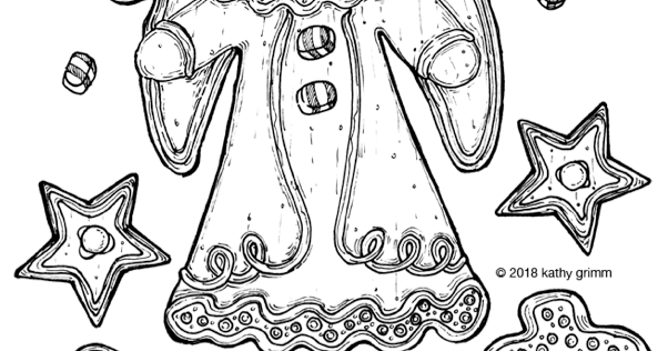 The Gingerbread Angel "Peace Among Men" | Color The Bible