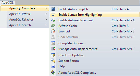 Apex sql refactor - dasehut
